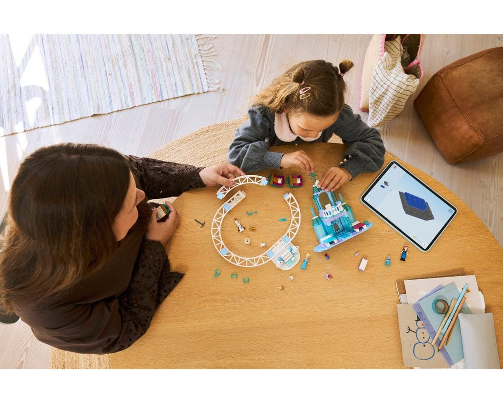 LEGO® Elsa's Ice Castle & Snow Ride Adventure 43281 | I'm Rick James Bricks