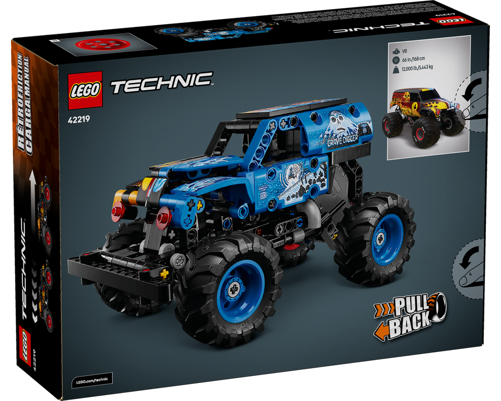 LEGO® Monster Jam™ Grave Digger™ Fire and Ice 42219 | I'm Rick James Bricks