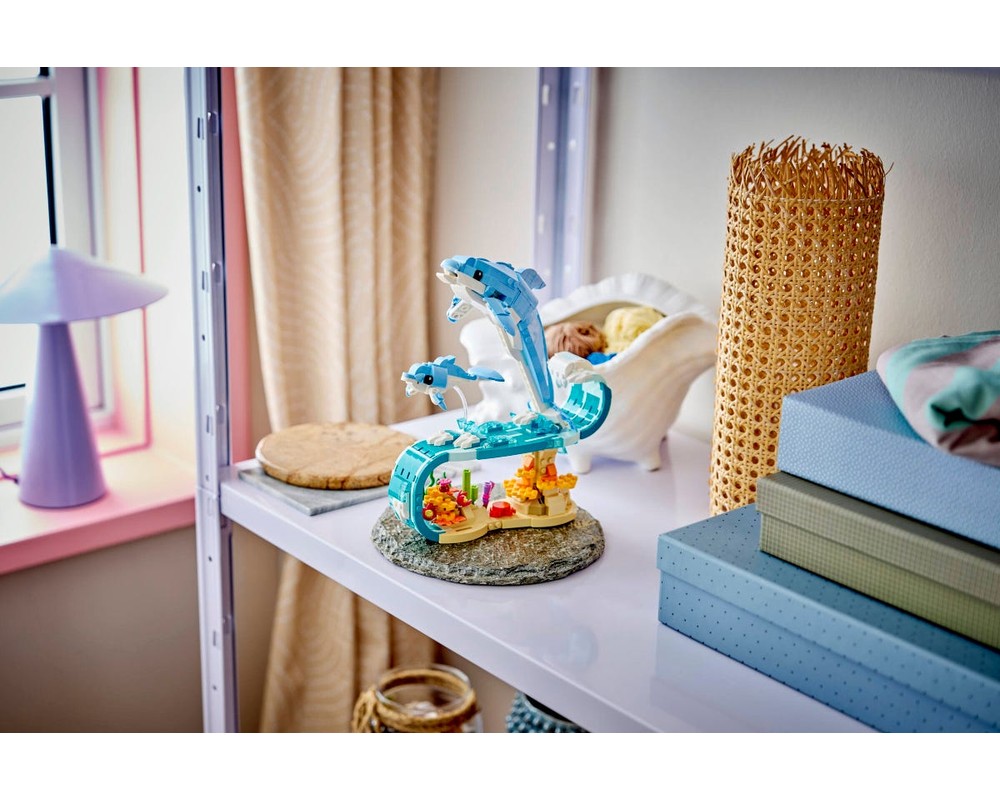 LEGO® Sea Animals: Beautiful Dolphins 31385 | I'm Rick James Bricks