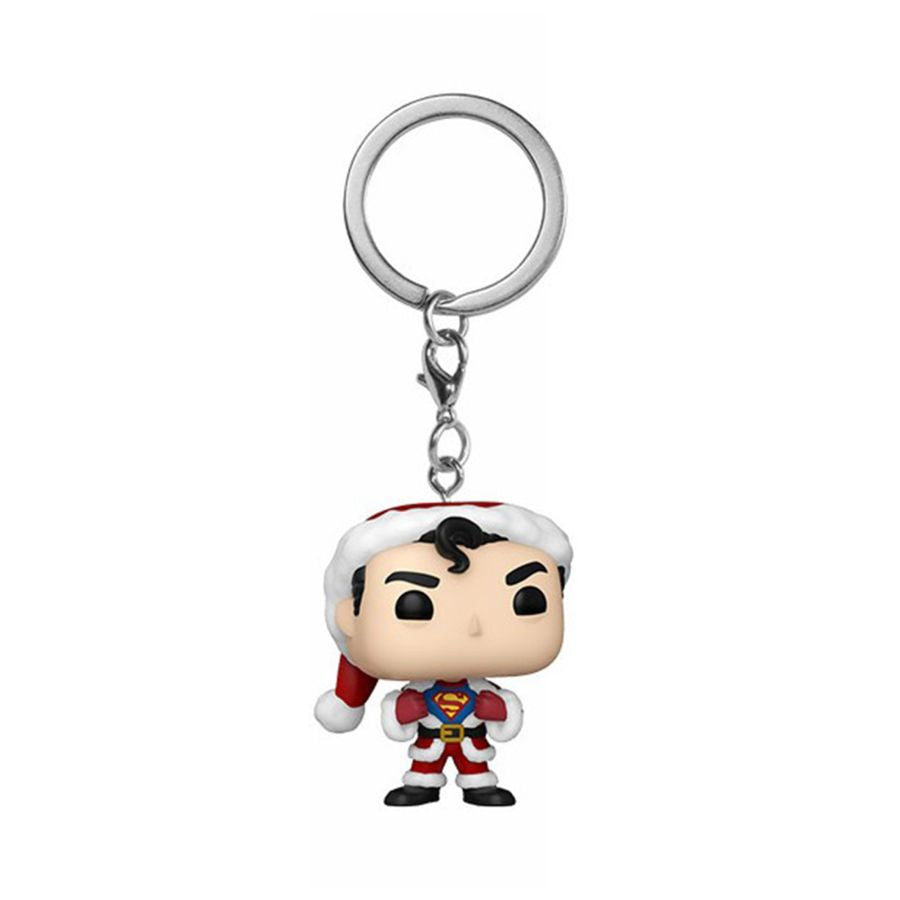 DC Super Heroes - Superman Holiday Pocket Pop! Vinyl Keychain | I'm ...