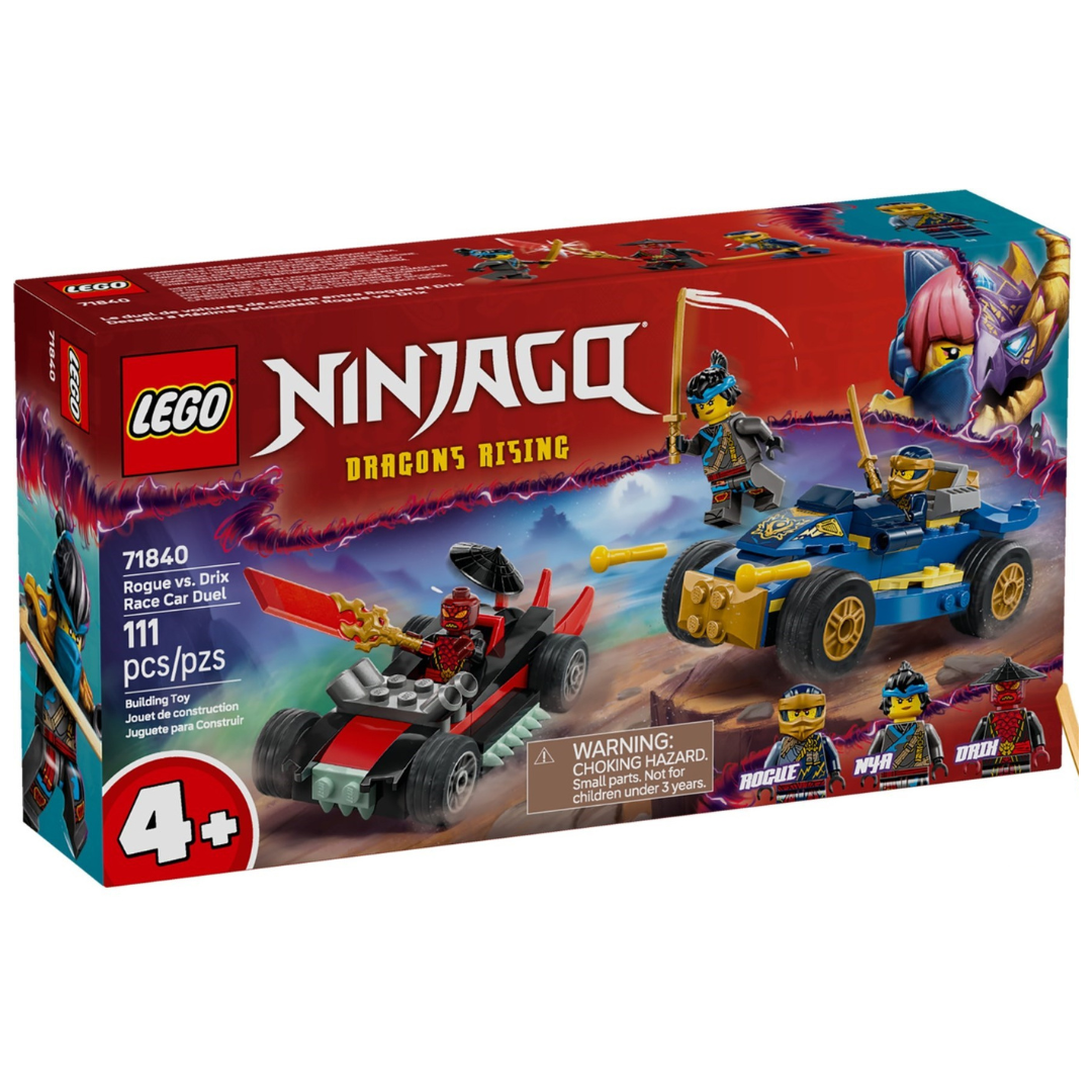 LEGO® Rogue vs. Drix Race Car Duel 71840 | I'm Rick James Bricks