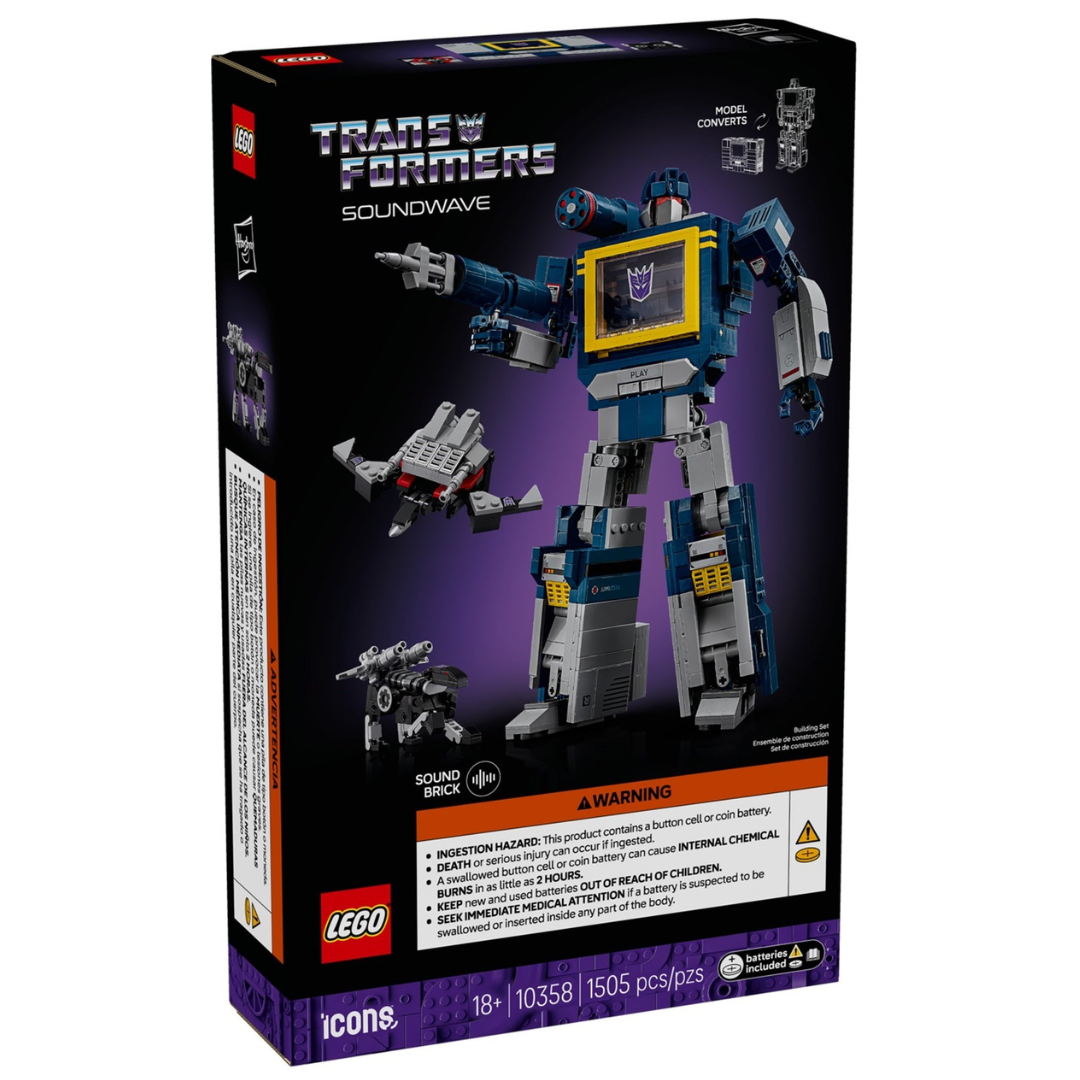 LEGO® Transformers: Soundwave 10358 | I'm Rick James Bricks