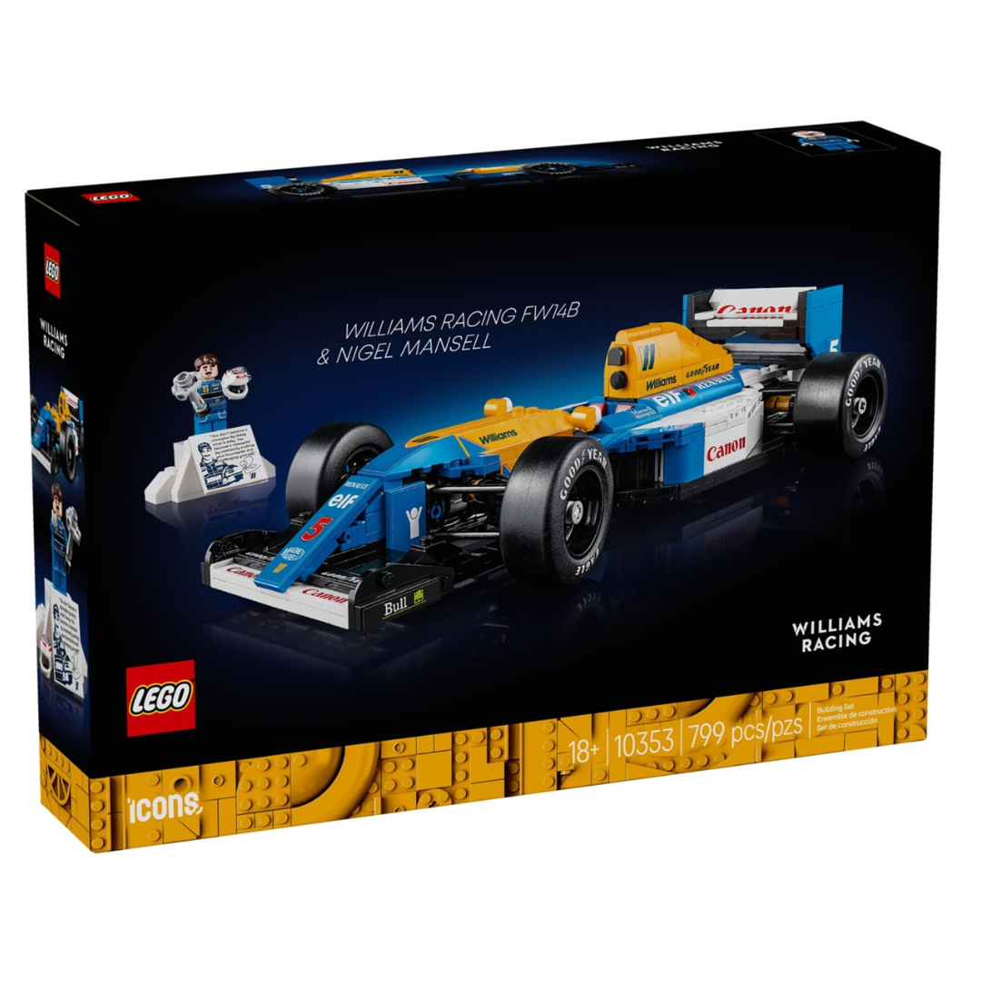 LEGO® Williams Racing FW14B & Nigel Mansell 10353 | I'm Rick James Bricks