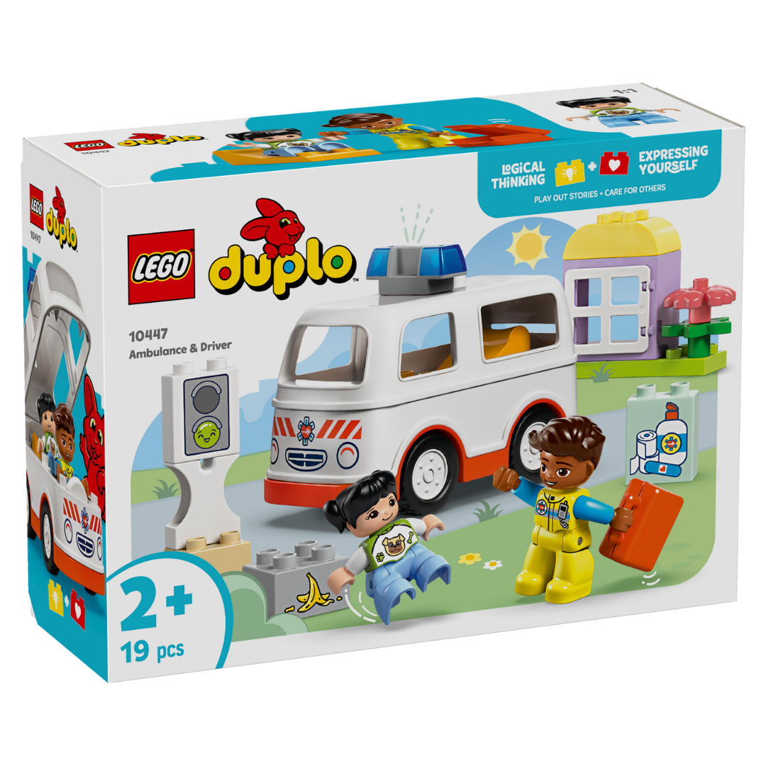 LEGO® DUPLO® Ambulance & Driver 10447 | I'm Rick James Bricks