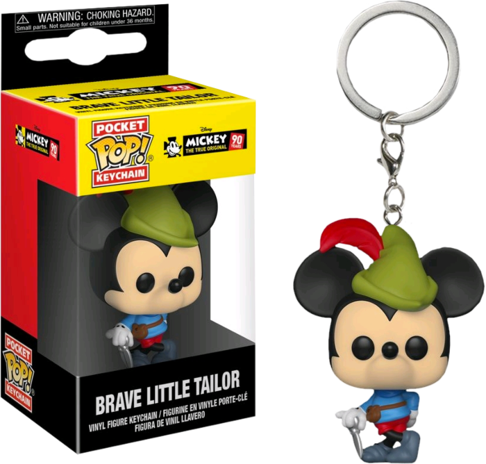 Mickey Mouse - 90th Anniversary Brave Little Tailor Pop! Keychain | I'm ...