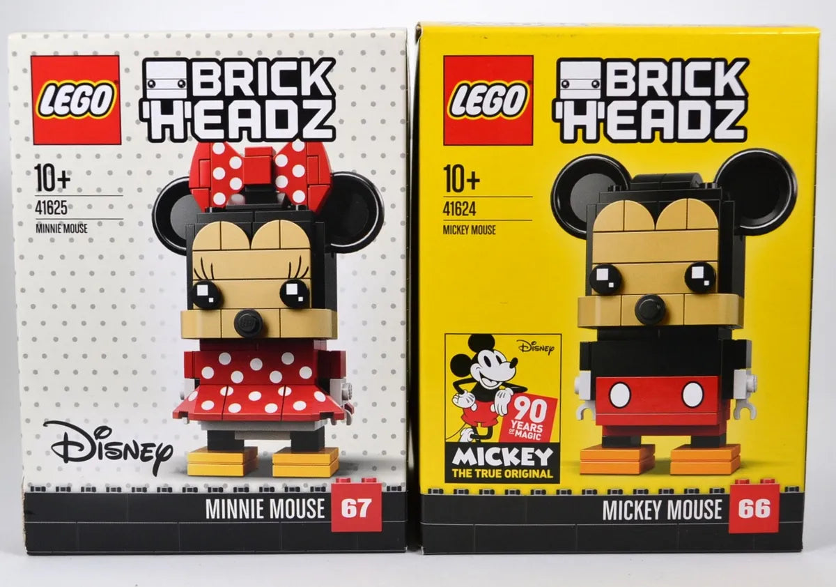 LEGO® Mickey & Minnie Brickheadz 41624 + 41625 | I'm Rick James Bricks
