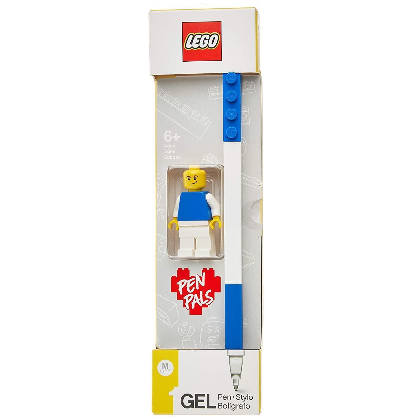 LEGO® Blue Gel Pen With Minifigure | I'm Rick James Bricks