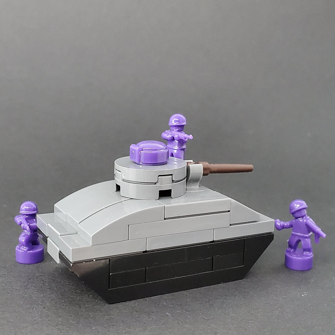 Nano Soldier Figures - Dark Purple | I'm Rick James Bricks