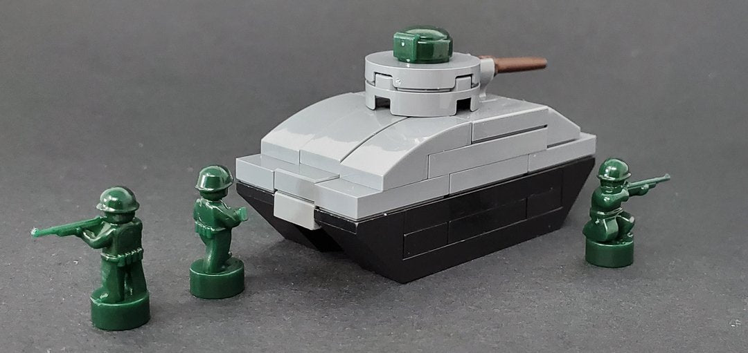 Nano Soldier Figures - Dark Green | I'm Rick James Bricks