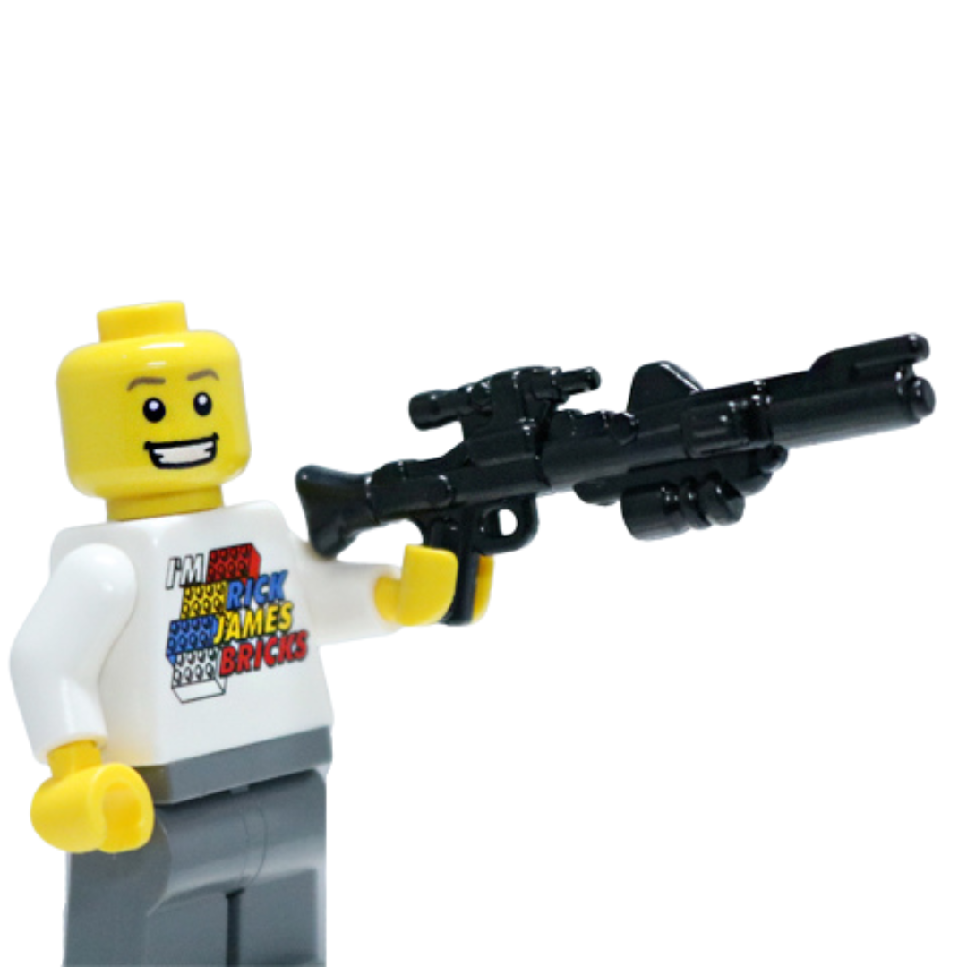 BA DC-15LE Long Range Blaster (Black) | I'm Rick James Bricks