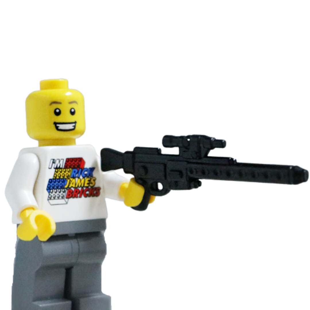 BA DLT-20A Heavy Blaster Rifle (Black) | I'm Rick James Bricks